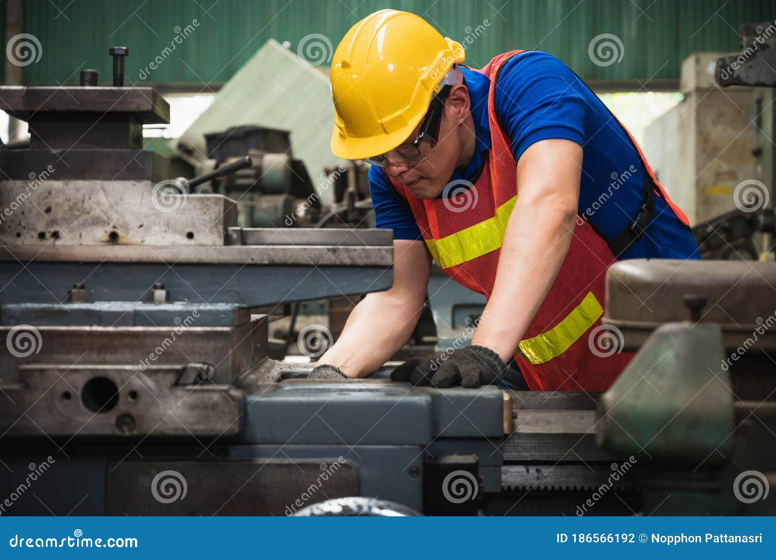 Asian Industrial Workers are Working on Projects in Large Industrial ...