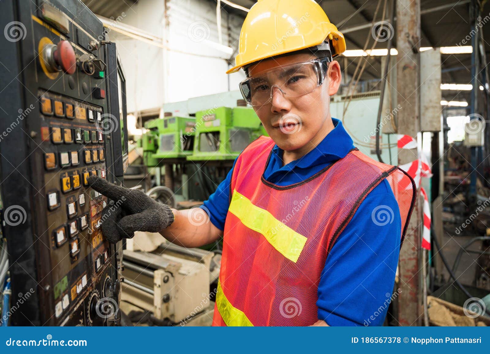 Asian Industrial Workers are Working on Projects in Large Industrial ...