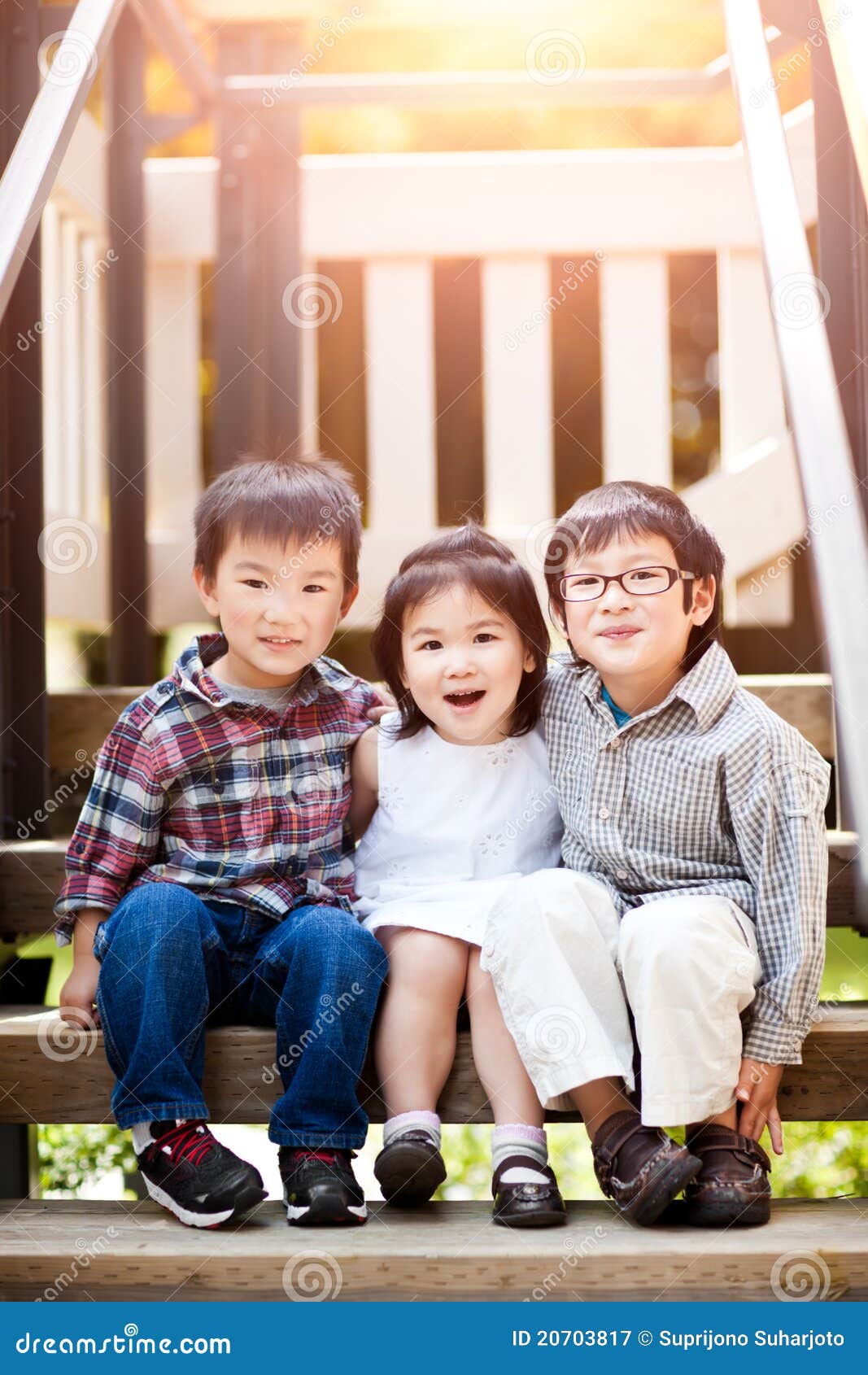 Asian kids stock image. Image of friendship, park, kids - 20703817