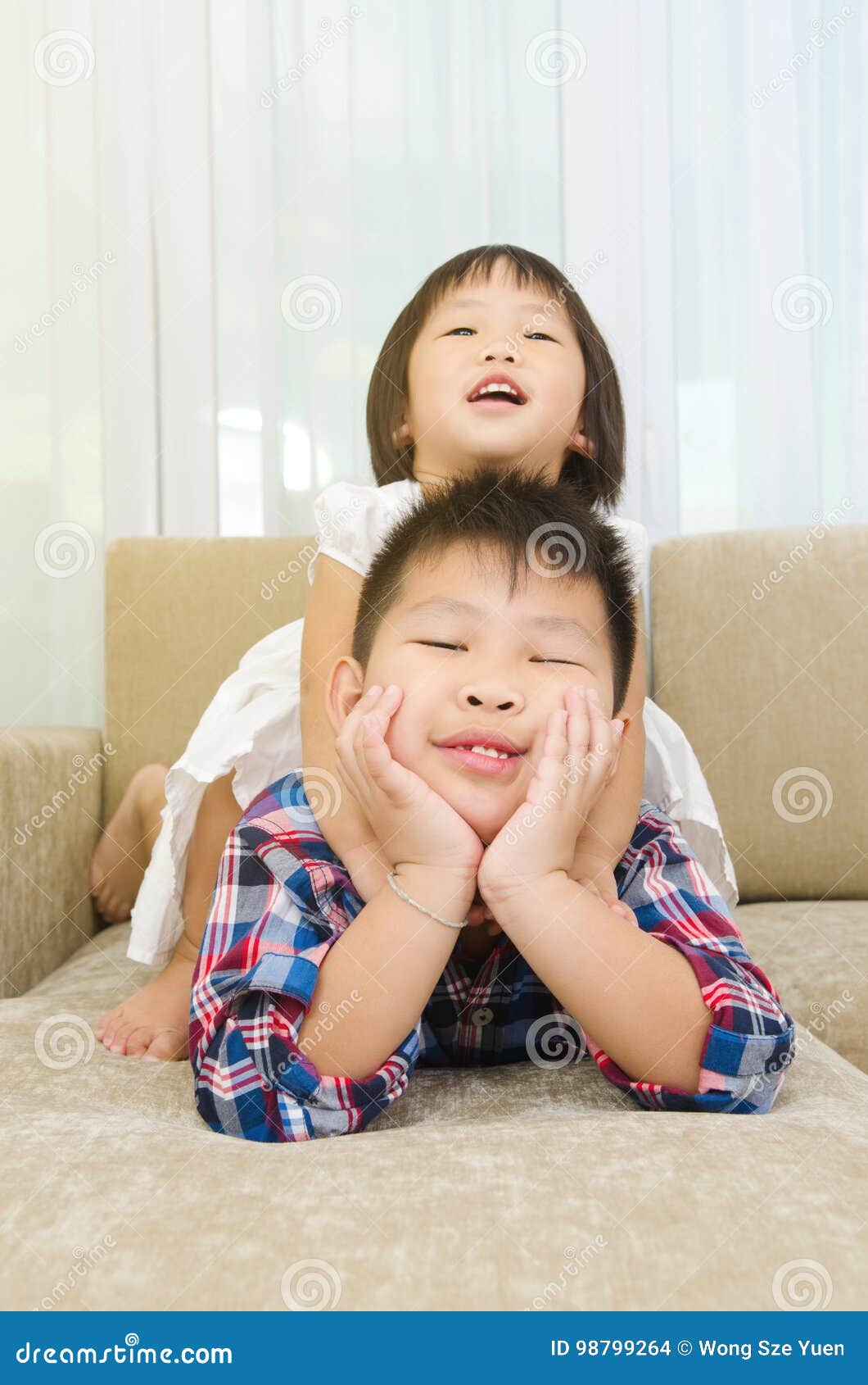 Asian kids stock photo. Image of home, portrait, kids - 98799264