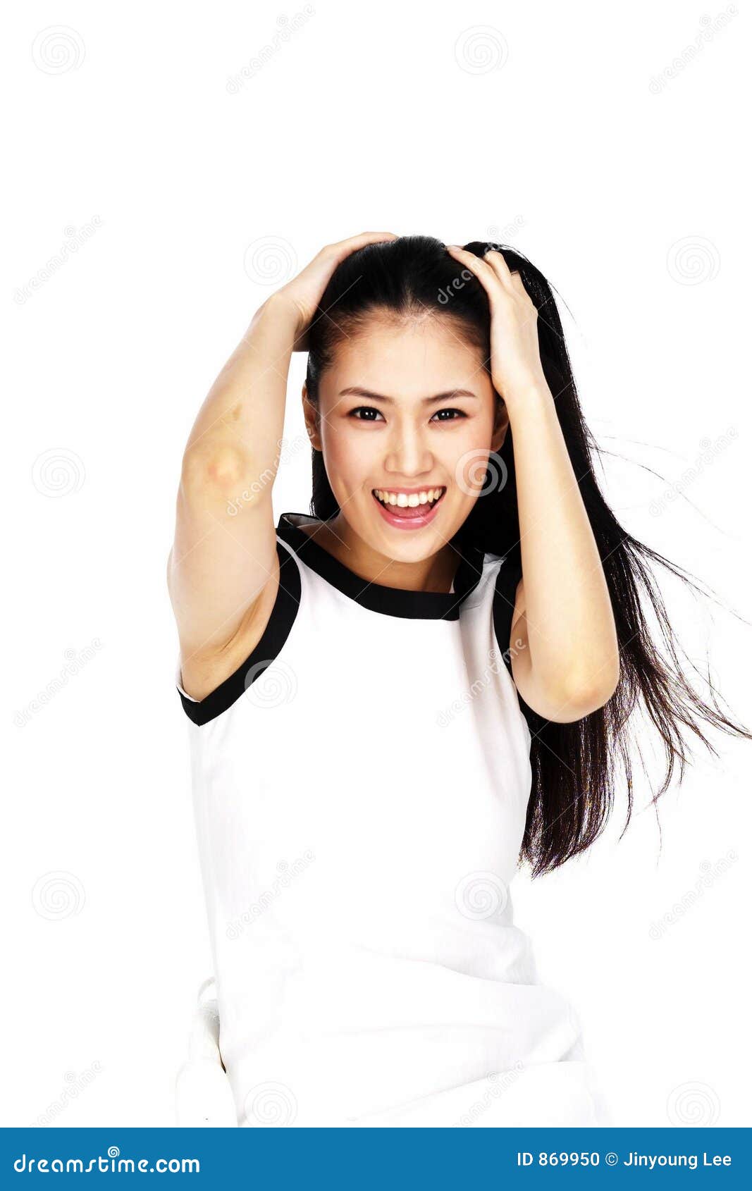 Asian Lady stock photo. Image of pose, gesture, posing - 869950