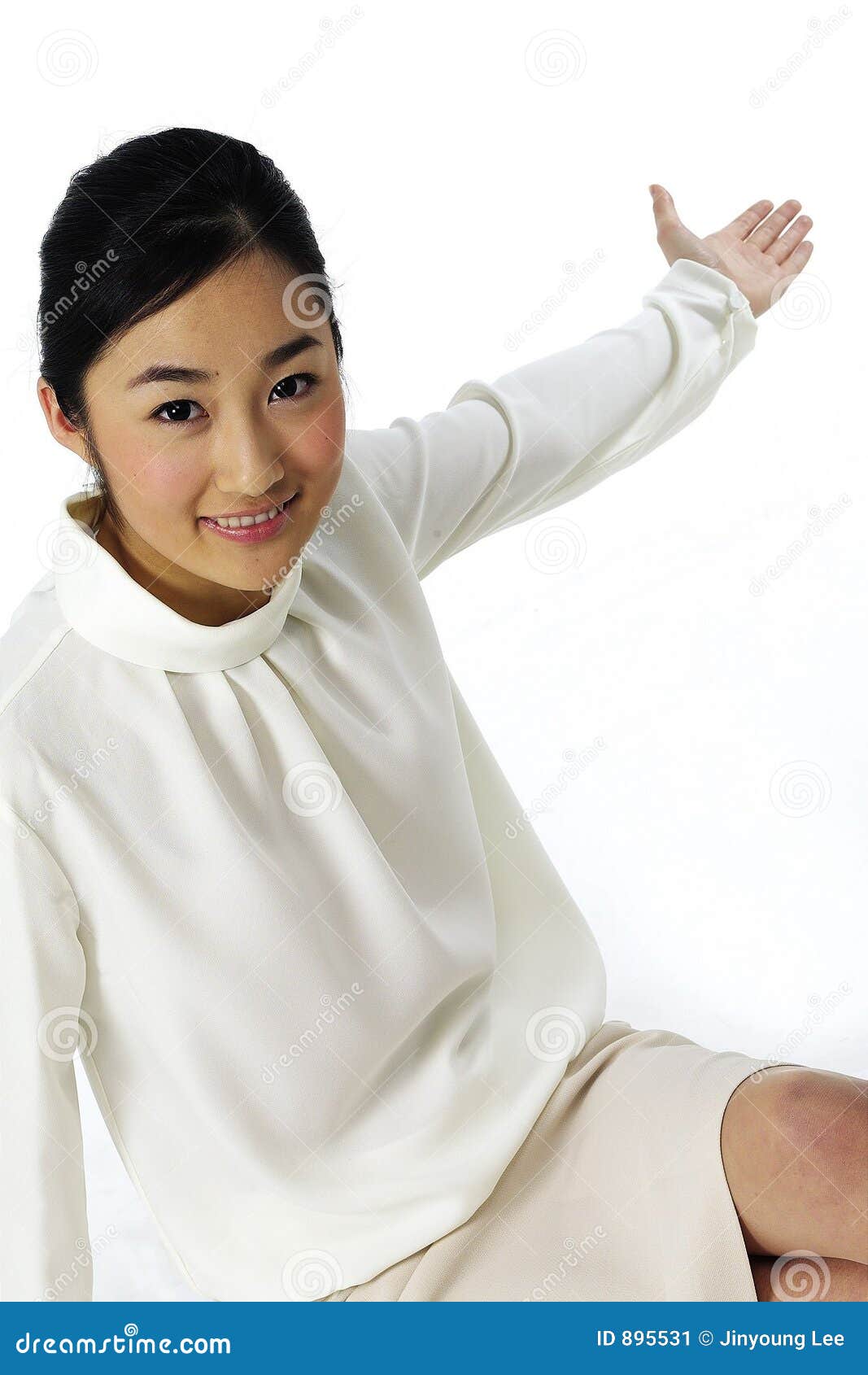 Asian Lady stock image. Image of direct, female, directing - 895531