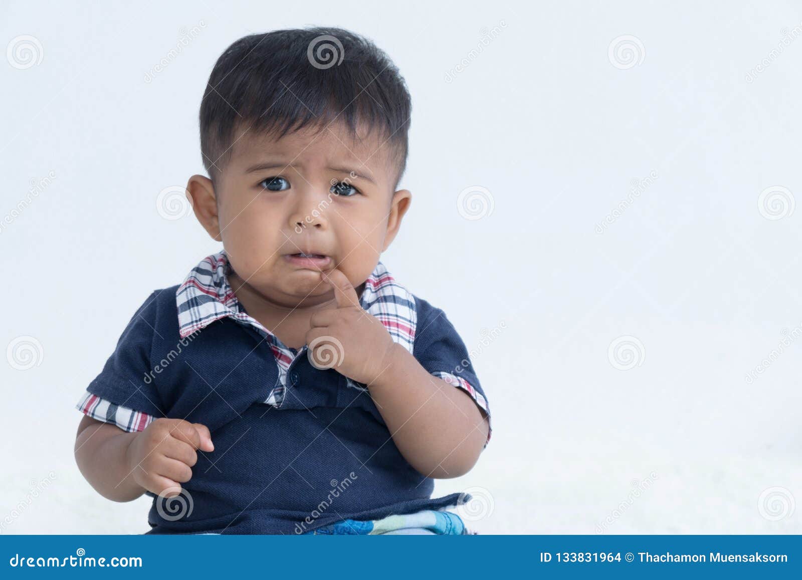 Asian little boy sad alone stock photo. Image of child - 133831964