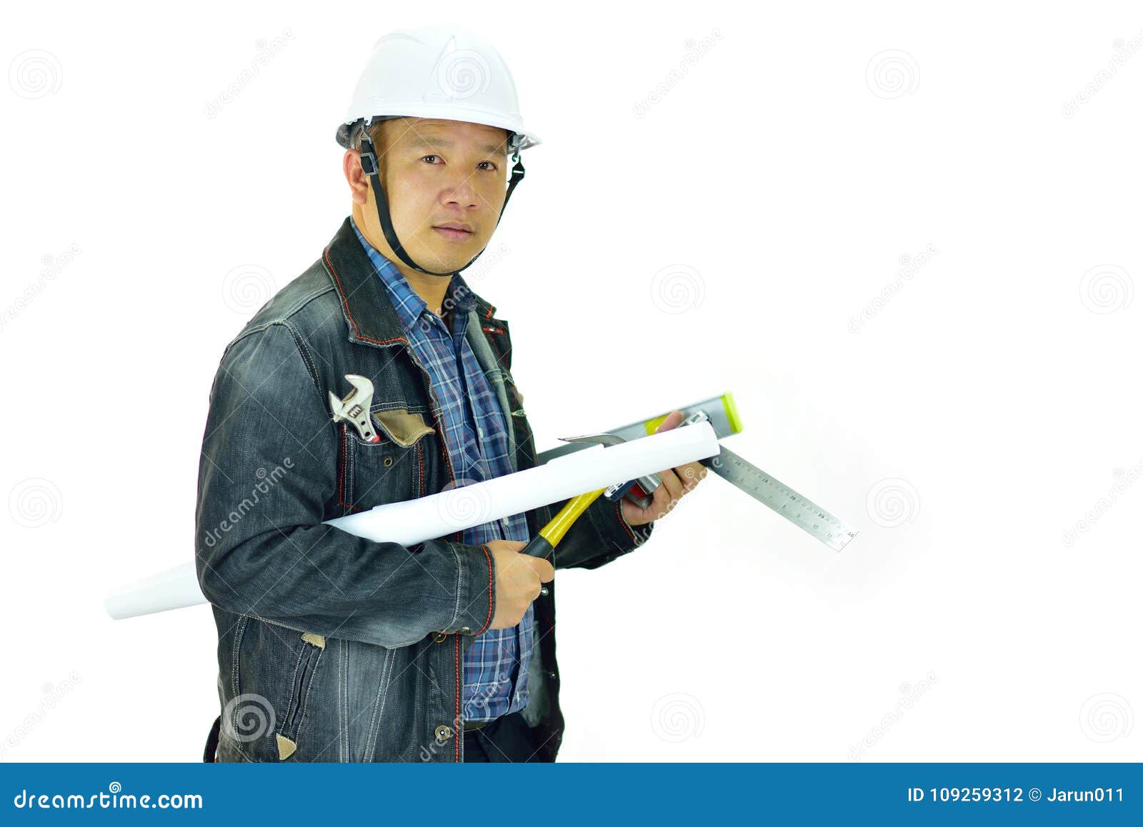 Asian male engineer stock photo. Image of work, asia - 109259312