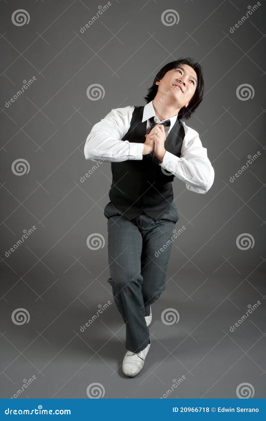 Asian Male Jazz Dancer stock photo. Image of formal, move - 20966718