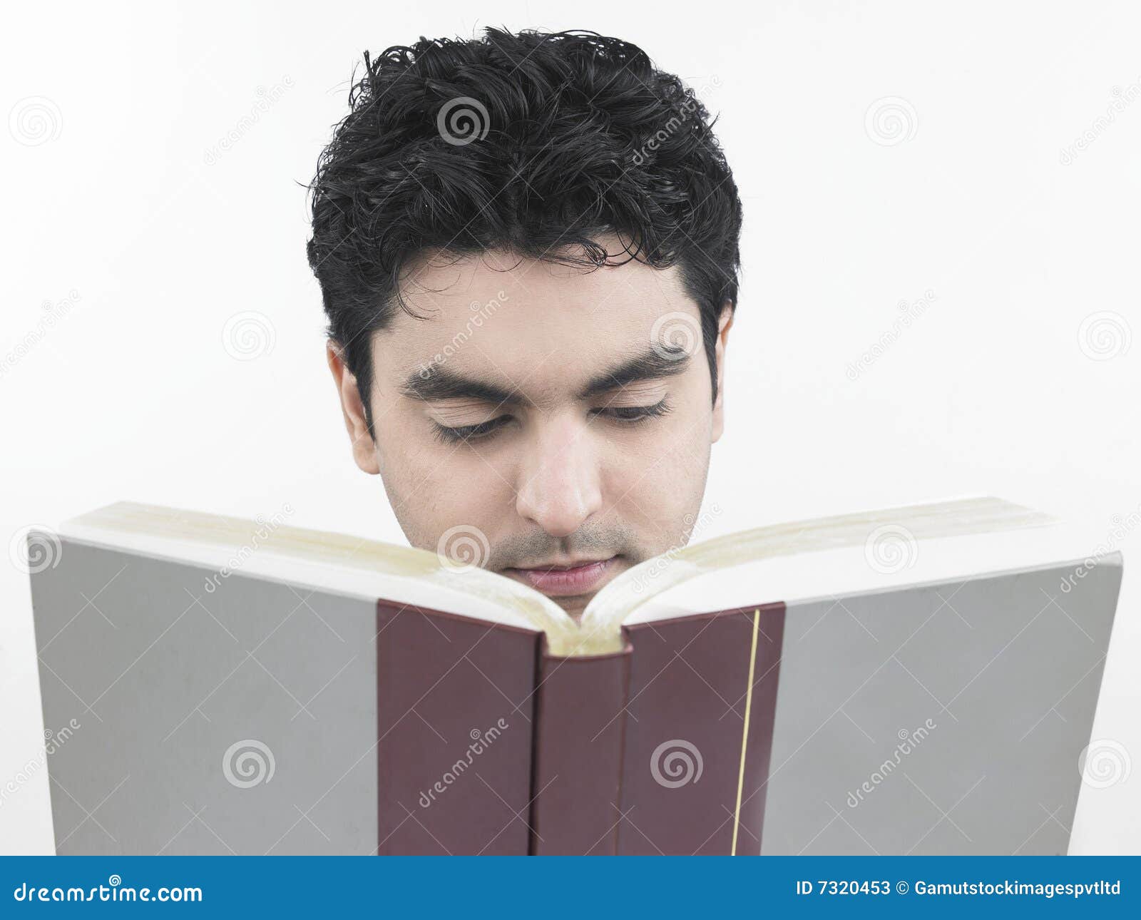 Asian male reading a book stock image. Image of knowledge - 7320453