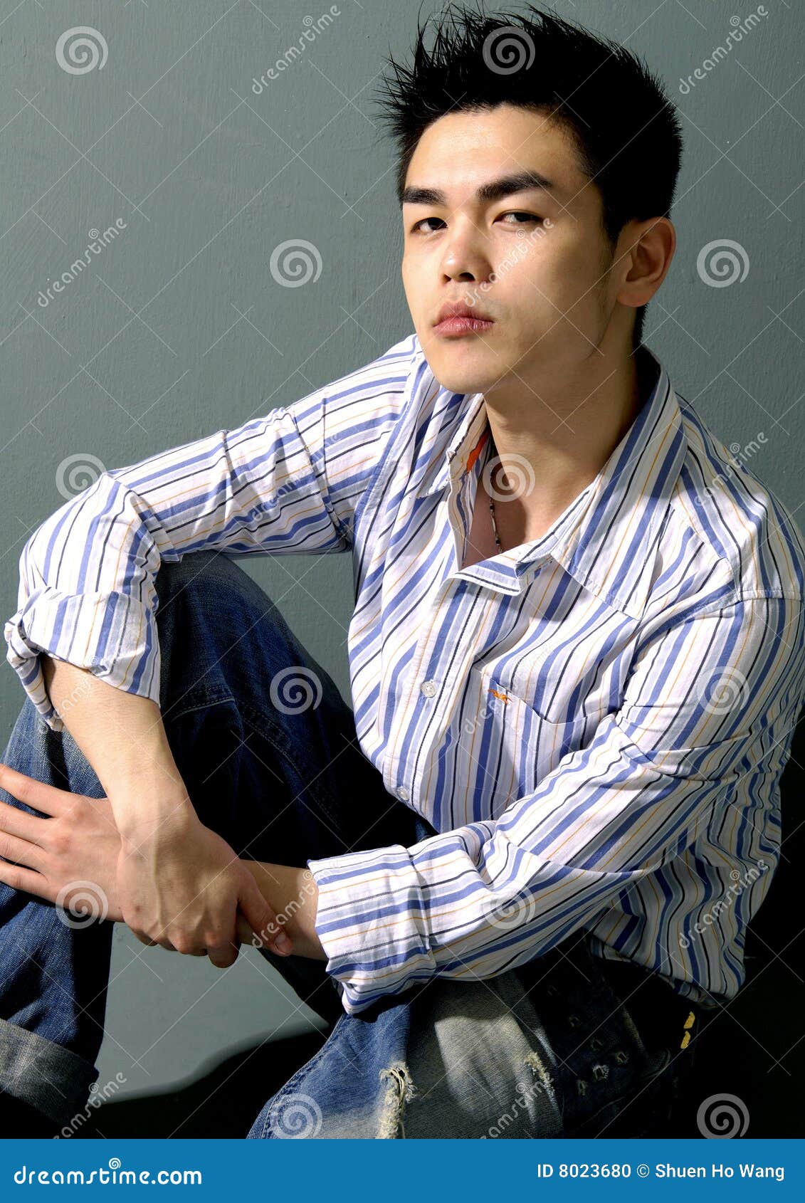 Asian man stock photo. Image of male, asian, fashionable - 8023680