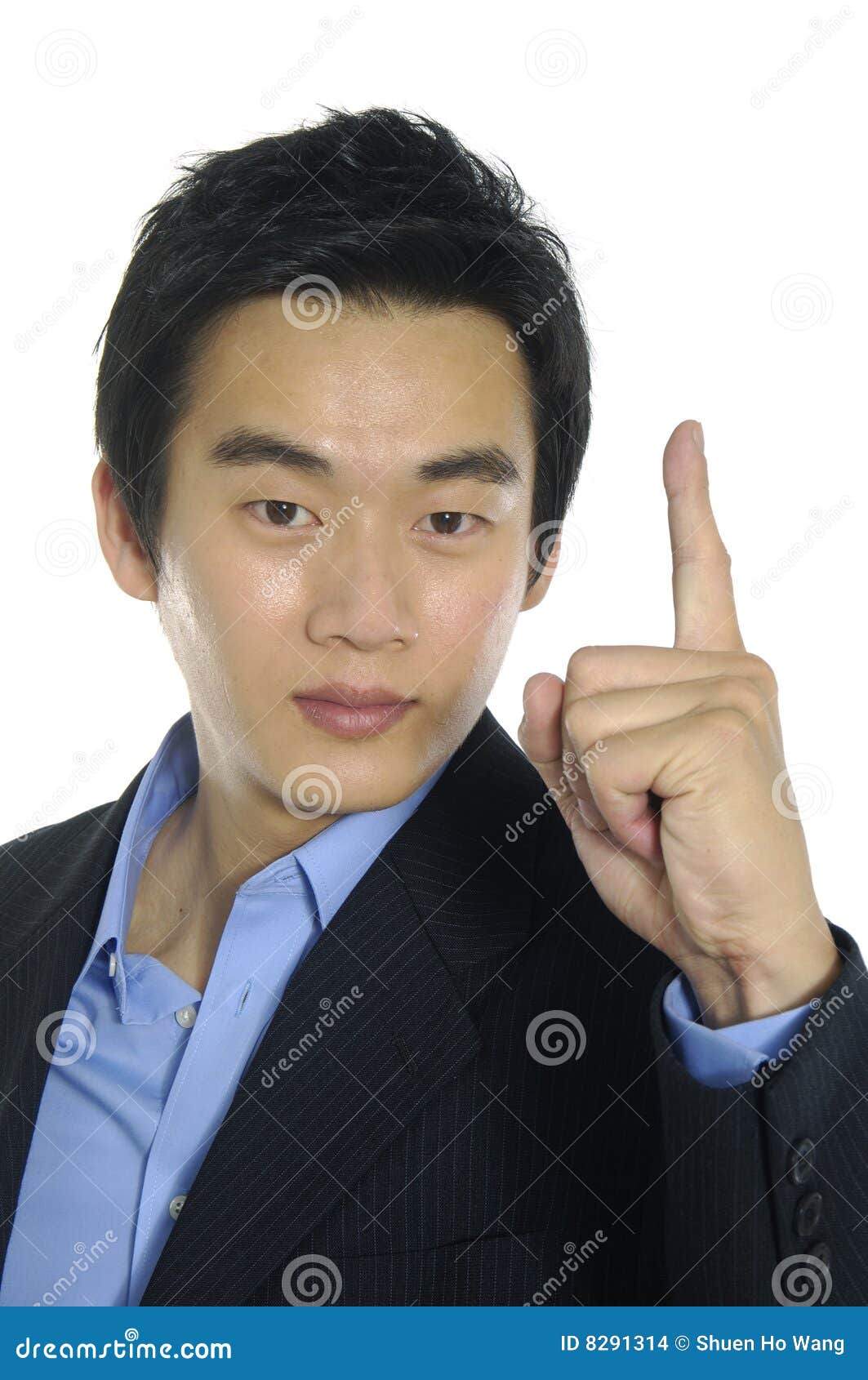 Asian man stock photo. Image of admonish, boss, asian - 8291314