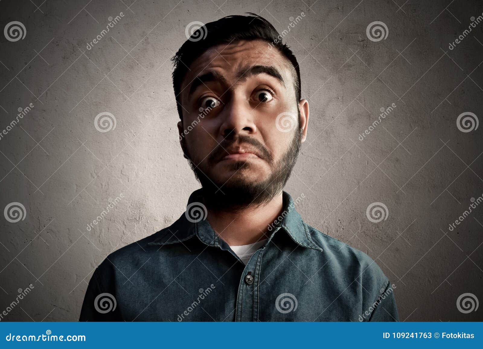 Asian Men Funny Face Expression Stock Image - Image of arabian, mock ...