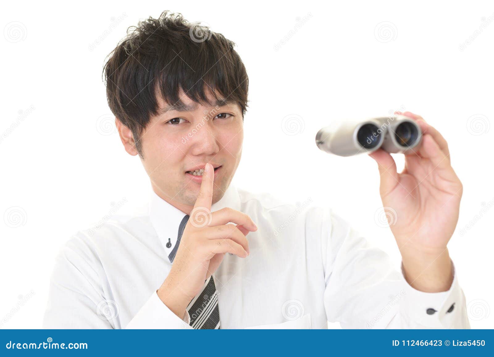 Man with a Magnifying Glass Stock Image - Image of curious, challenge ...