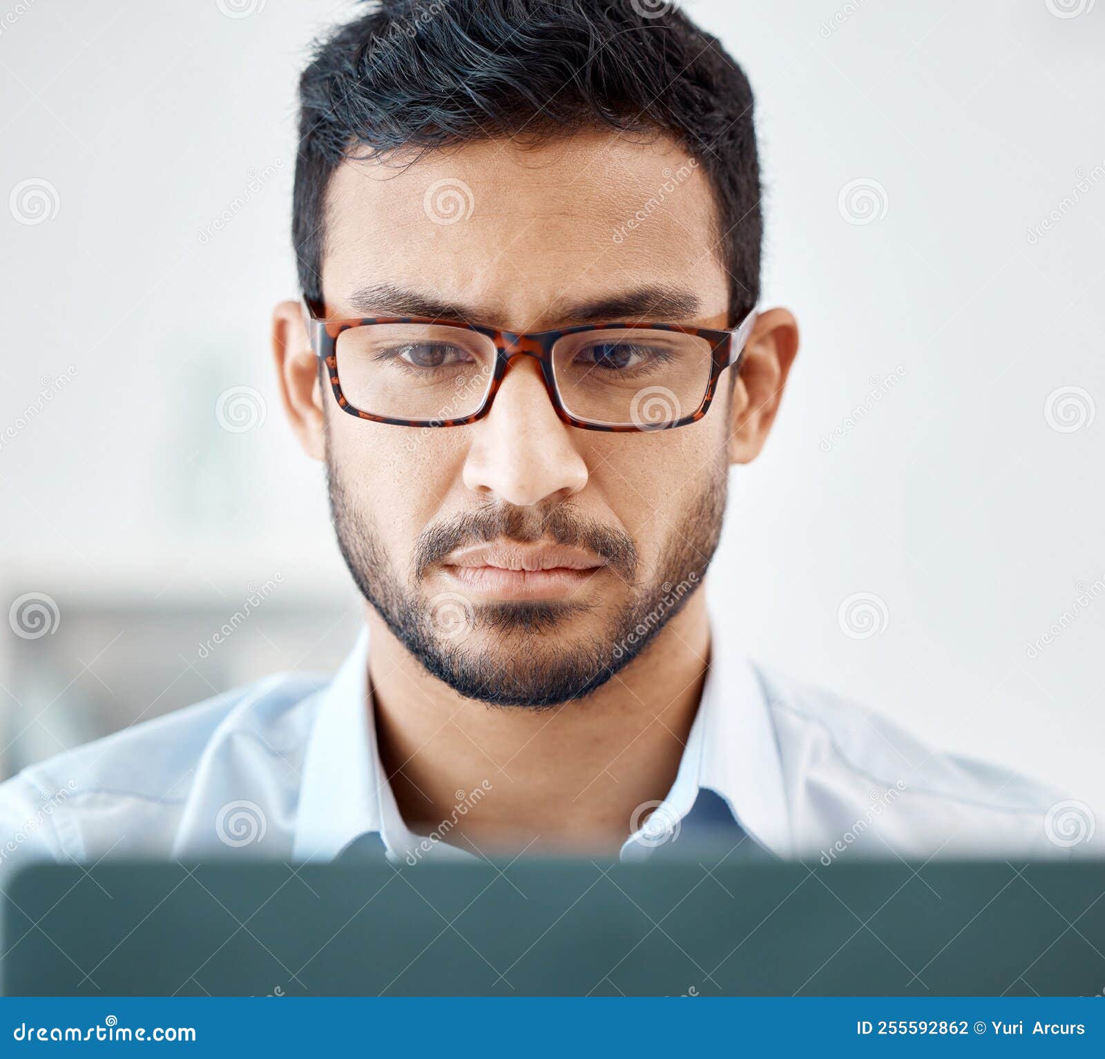 Database Designer Writing Code Using Laptop With Green Screen Chroma Key Mockup Sitting At Desk ...