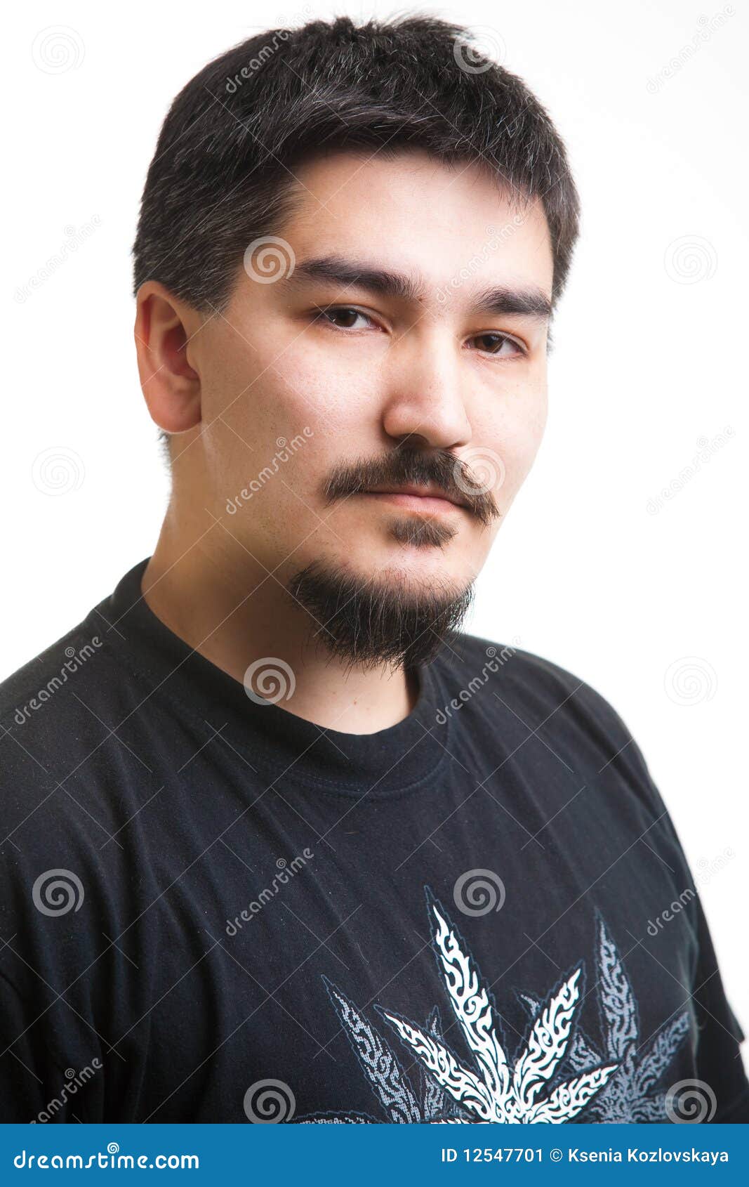 Asian man portrait stock image. Image of attitude, studio - 12547701