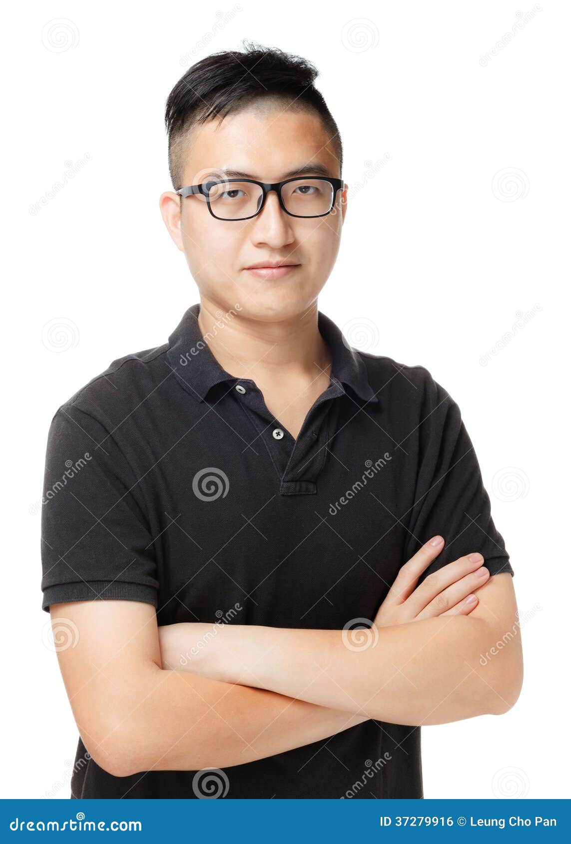 Asian man portrait stock photo. Image of portrait, hand - 37279916