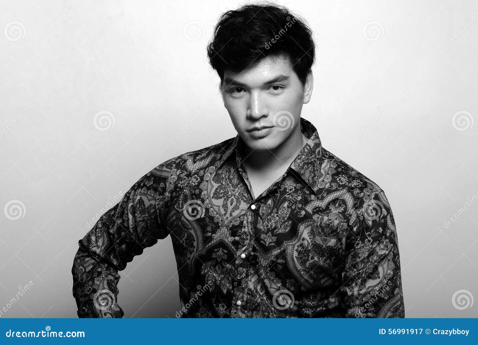 Asian man portrait stock image. Image of lifestyle, headshot - 56991917