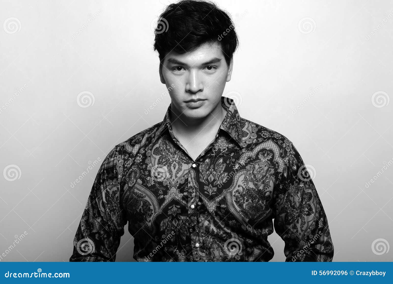 Asian man portrait stock photo. Image of latin, lifestyle - 56992096