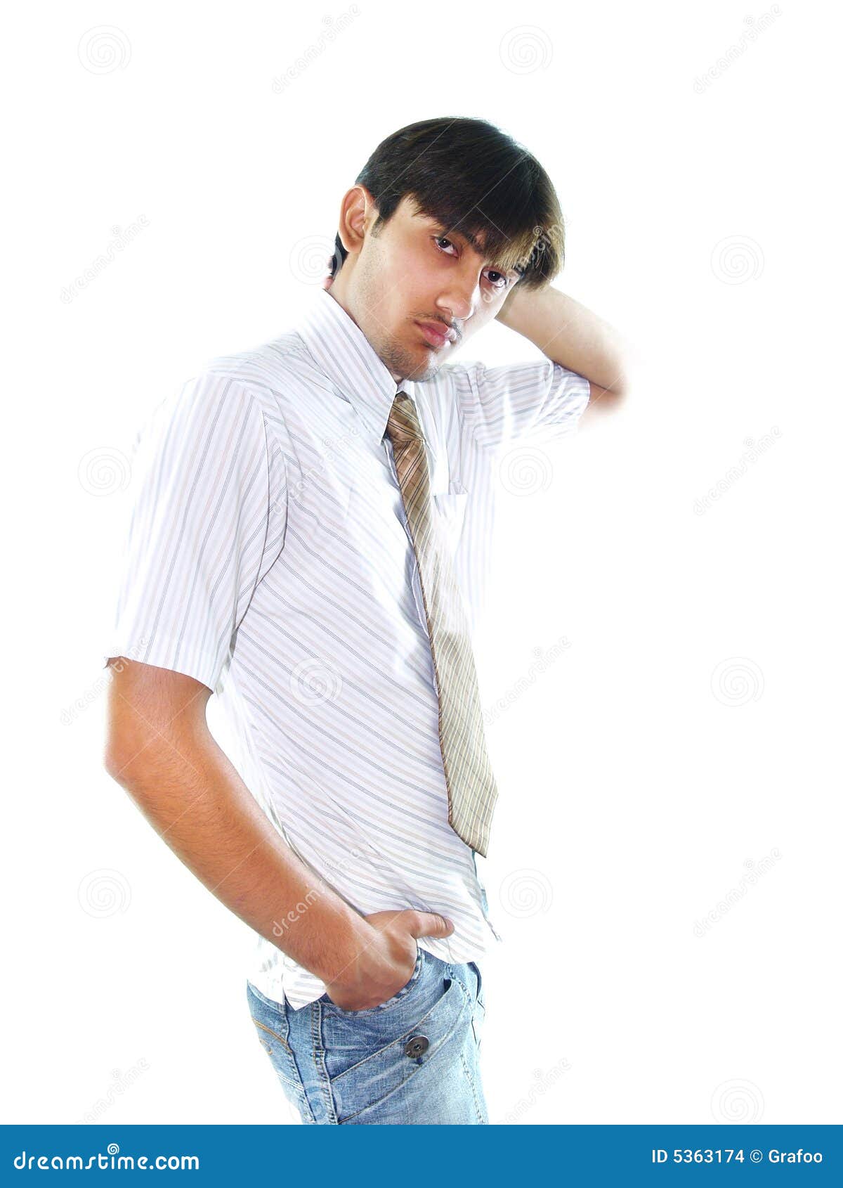 Asian man posing stock photo. Image of upbeat, studio - 5363174