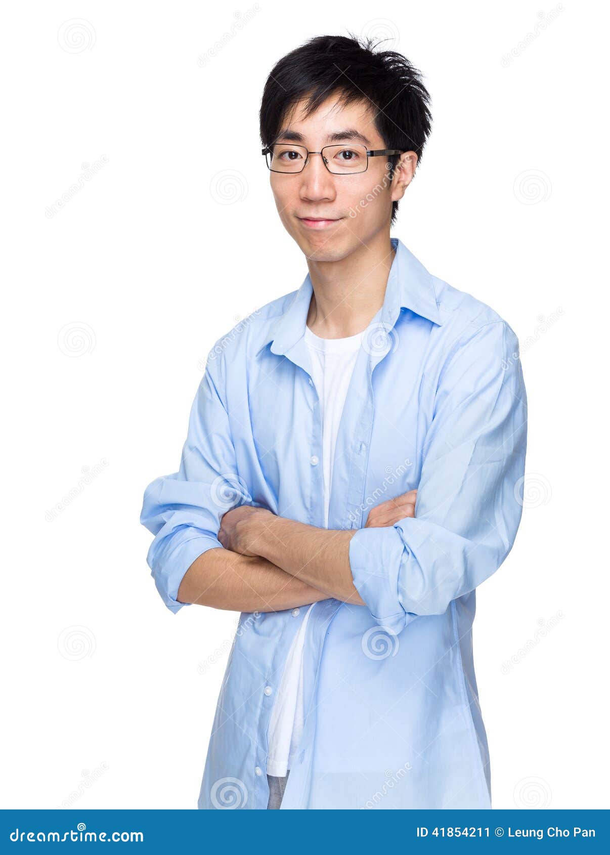 Asian Man with Smart Causal Wear Stock Image - Image of causal ...