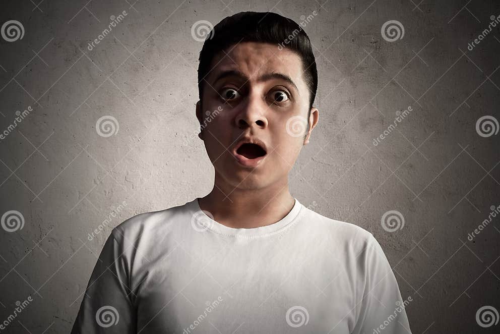 Asian Men Surprised and Shock Expression Stock Photo - Image of face ...