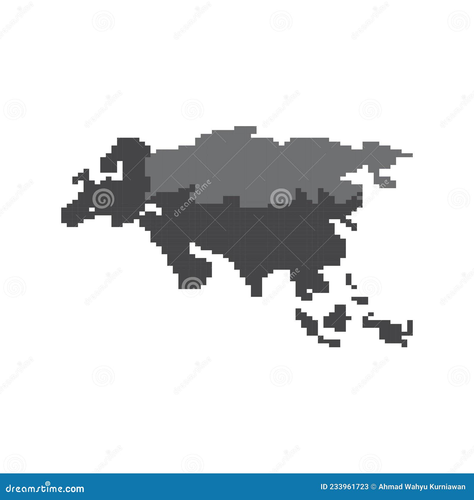 Asian map illustration stock vector. Illustration of national - 233961723