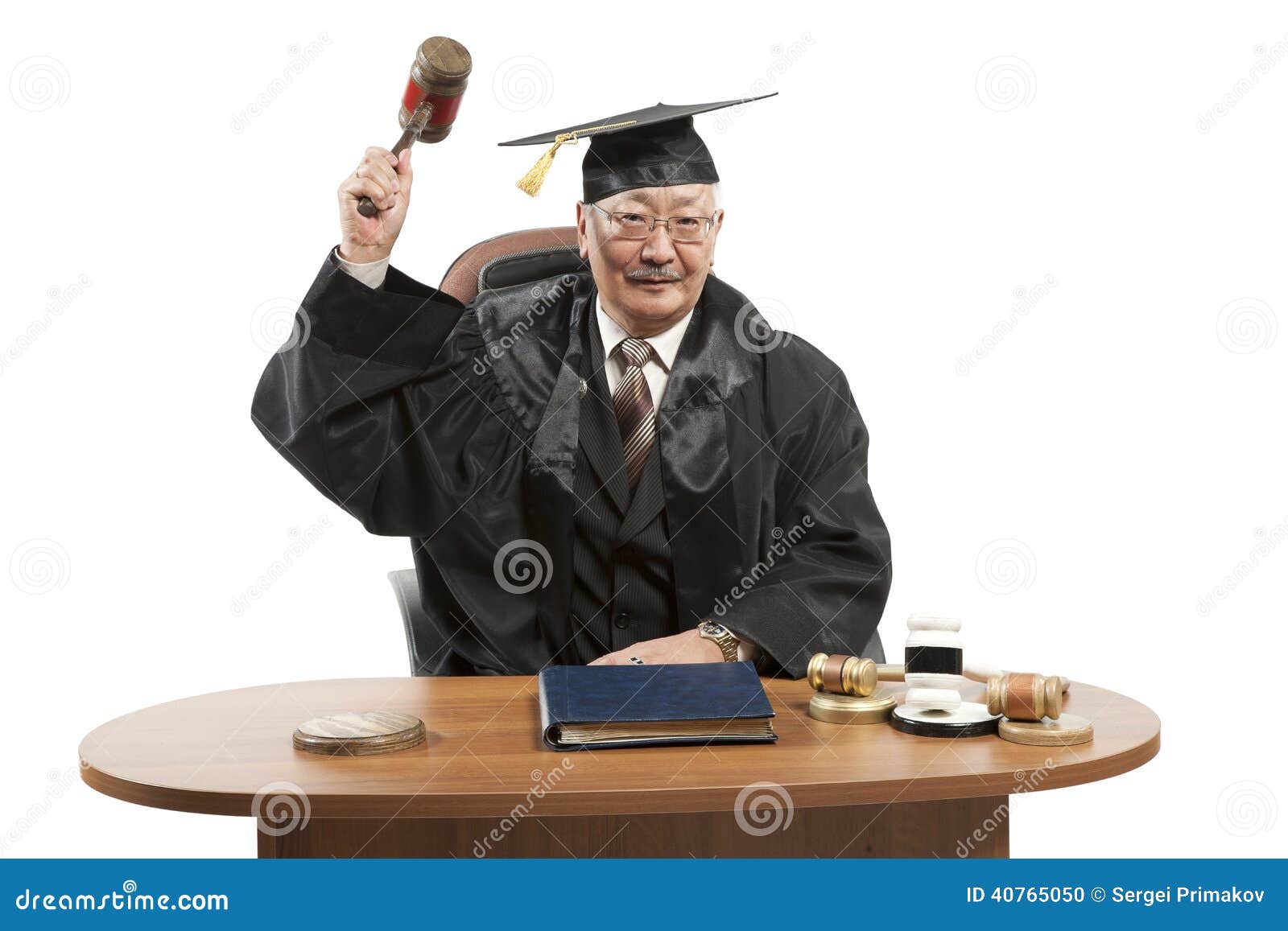 Asian mature judge stock photo. Image of lawyer, deciding - 40765050