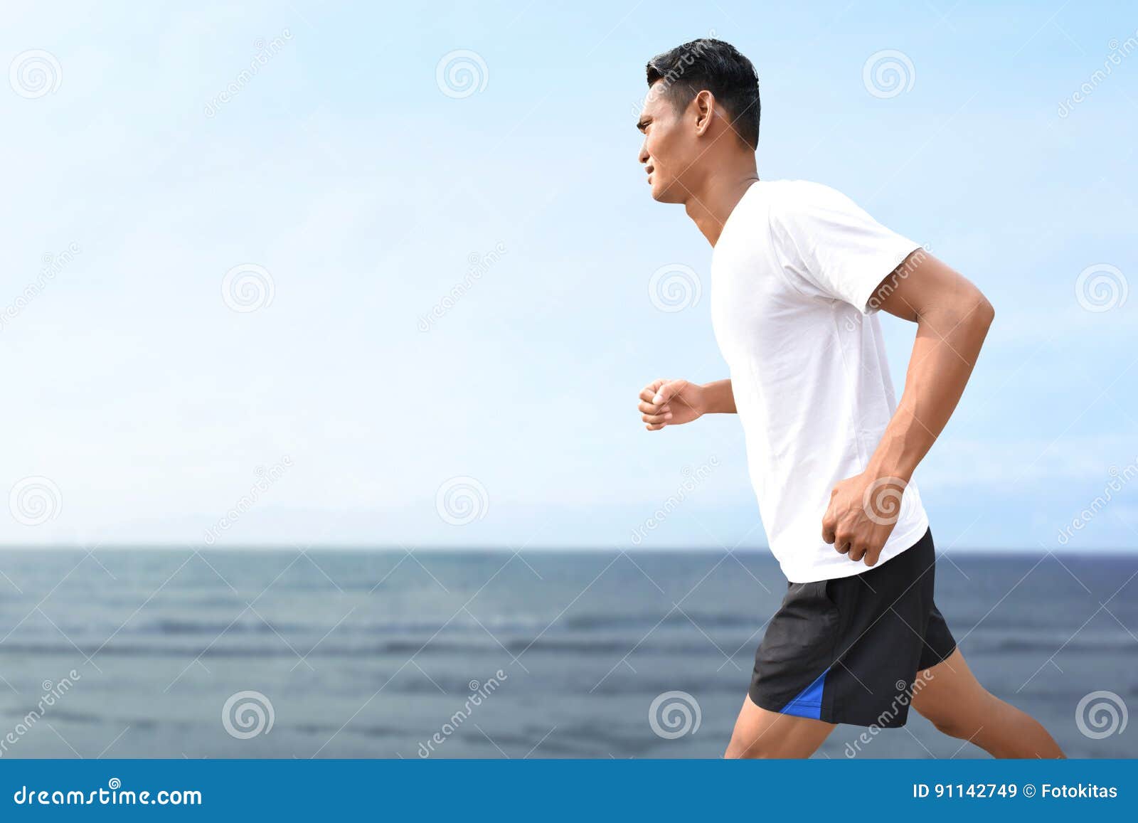Asian men running stock image. Image of active, health - 91142749