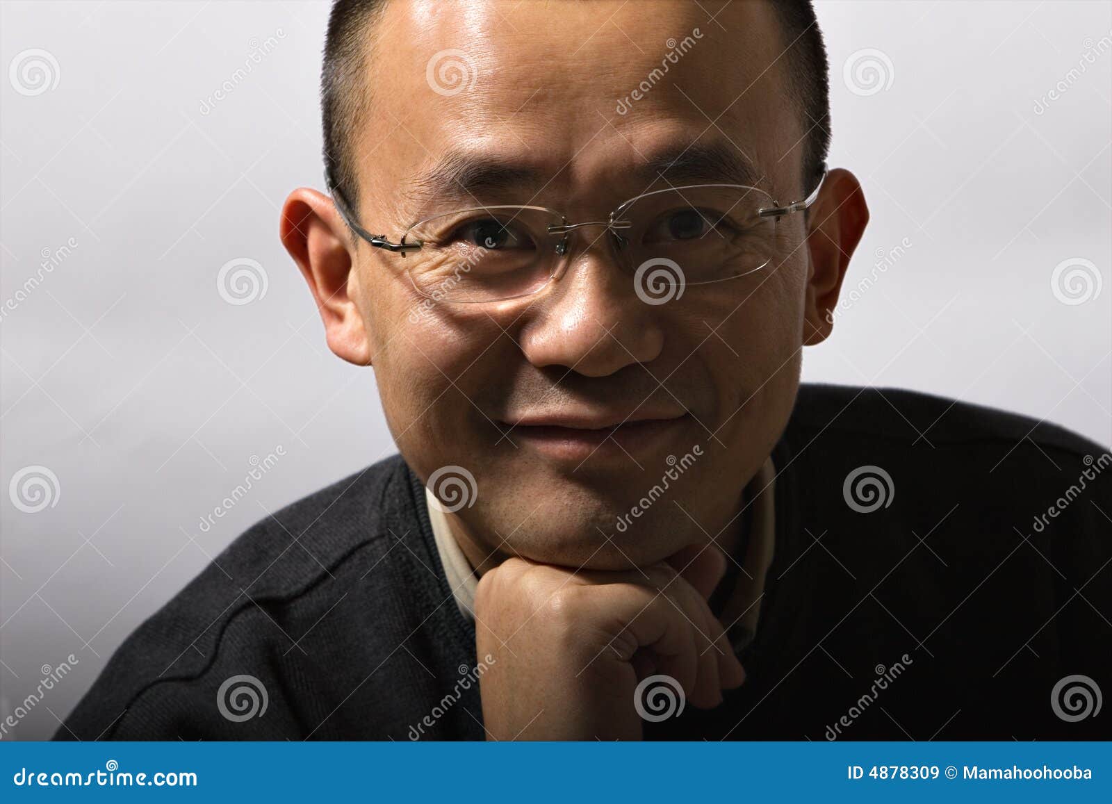 Asian mid-adult man stock image. Image of frontal, confidence - 4878309