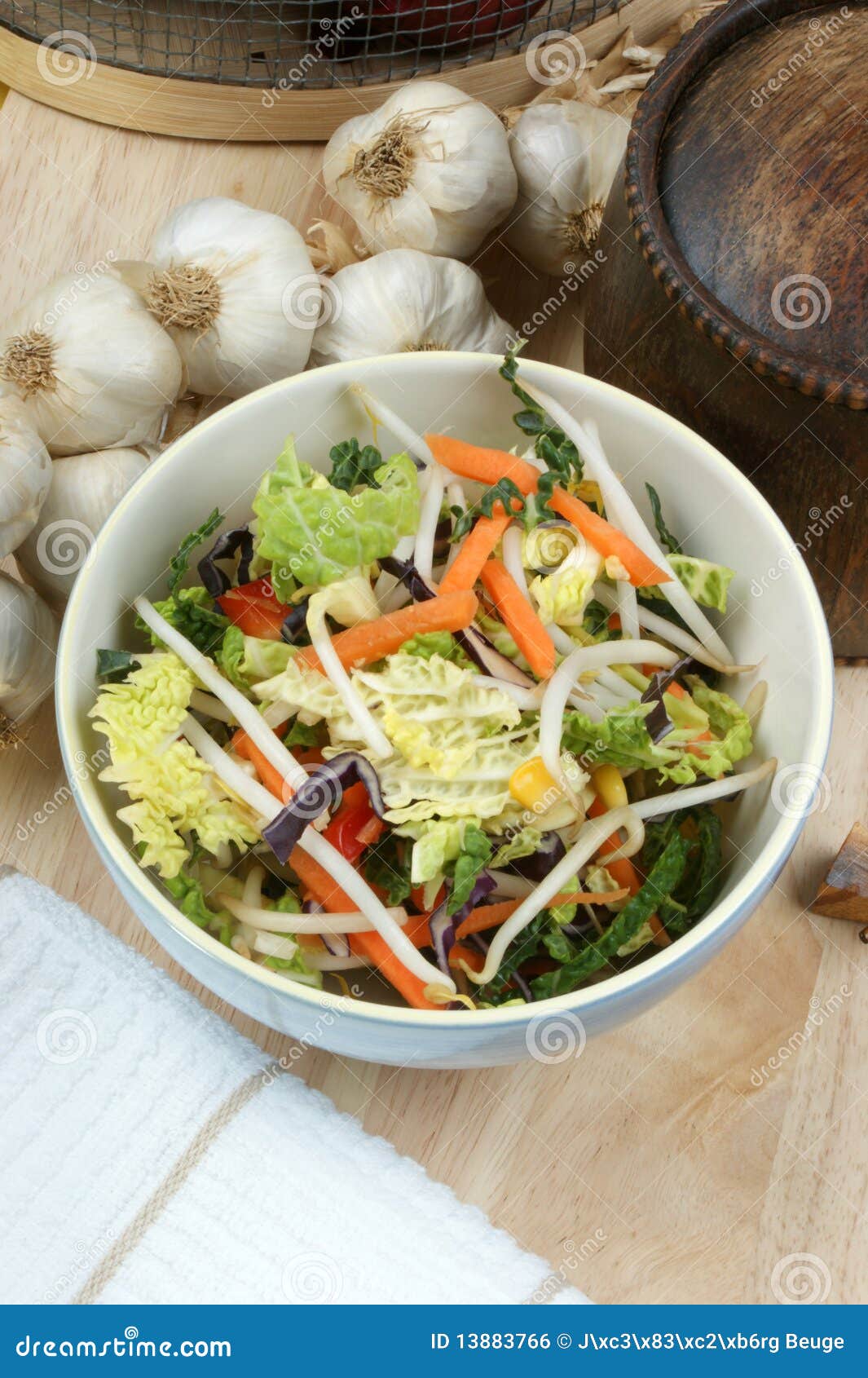 Asian Mixed Vegetable in a Bowl Stock Photo - Image of cooking, healthy ...