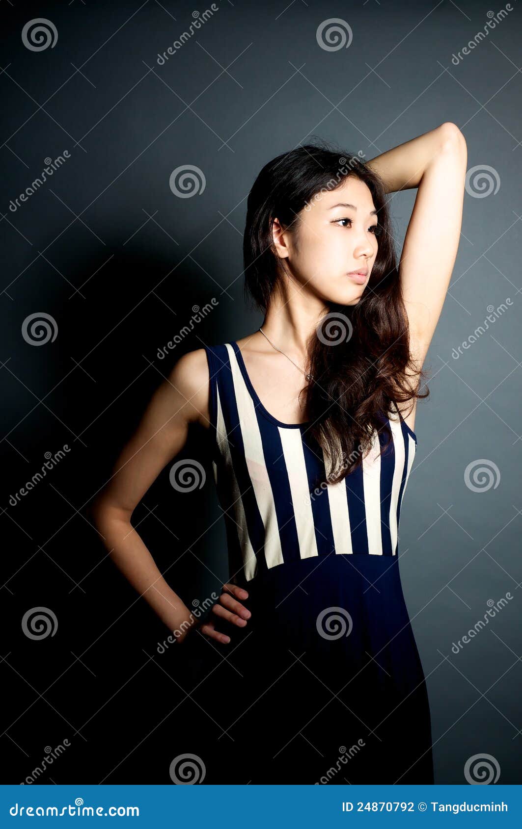 Asian model posing stock photo. Image of chinese, beautiful - 24870792