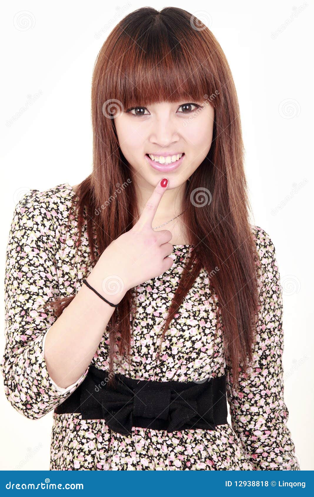 Asian model smile stock photo. Image of face, attractive - 12938818