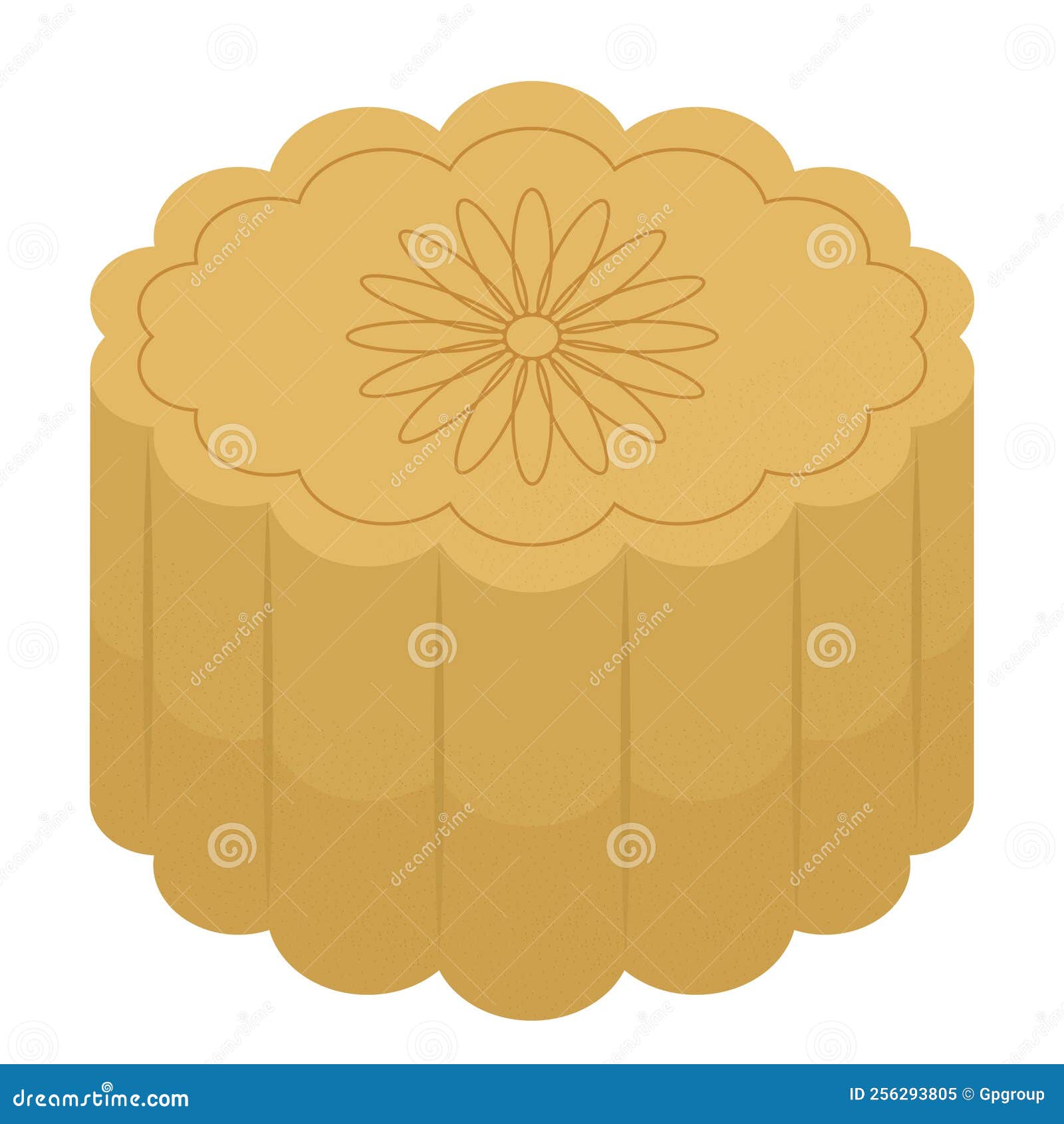 Asian mooncake design stock vector. Illustration of food - 256293805
