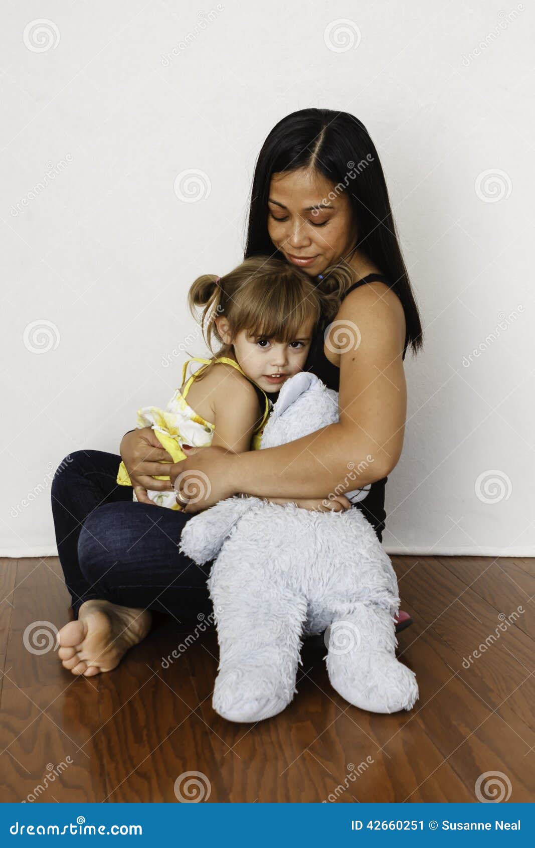 Black Mother Daughter Lap Hair Stock Photos - Free & Royalty-Free Stock ...