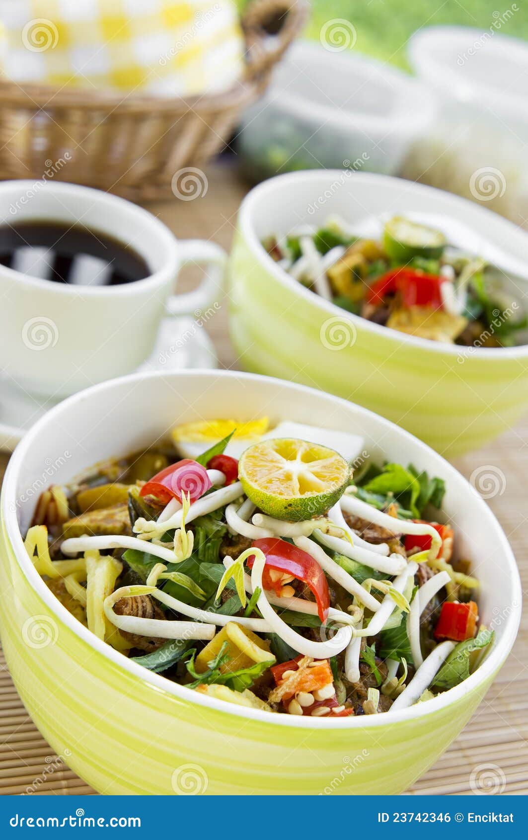 Asian noodles on table stock photo. Image of food, chilli - 23742346