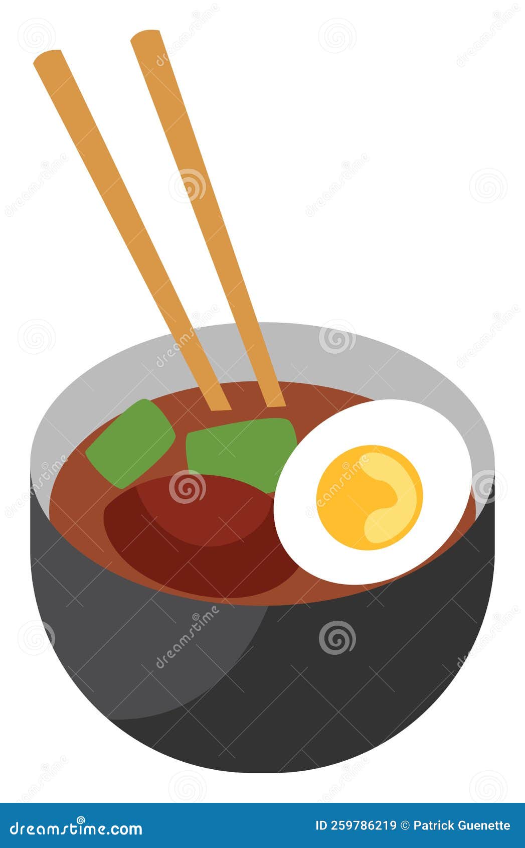 Asian oden, icon stock vector. Illustration of asian - 259786219
