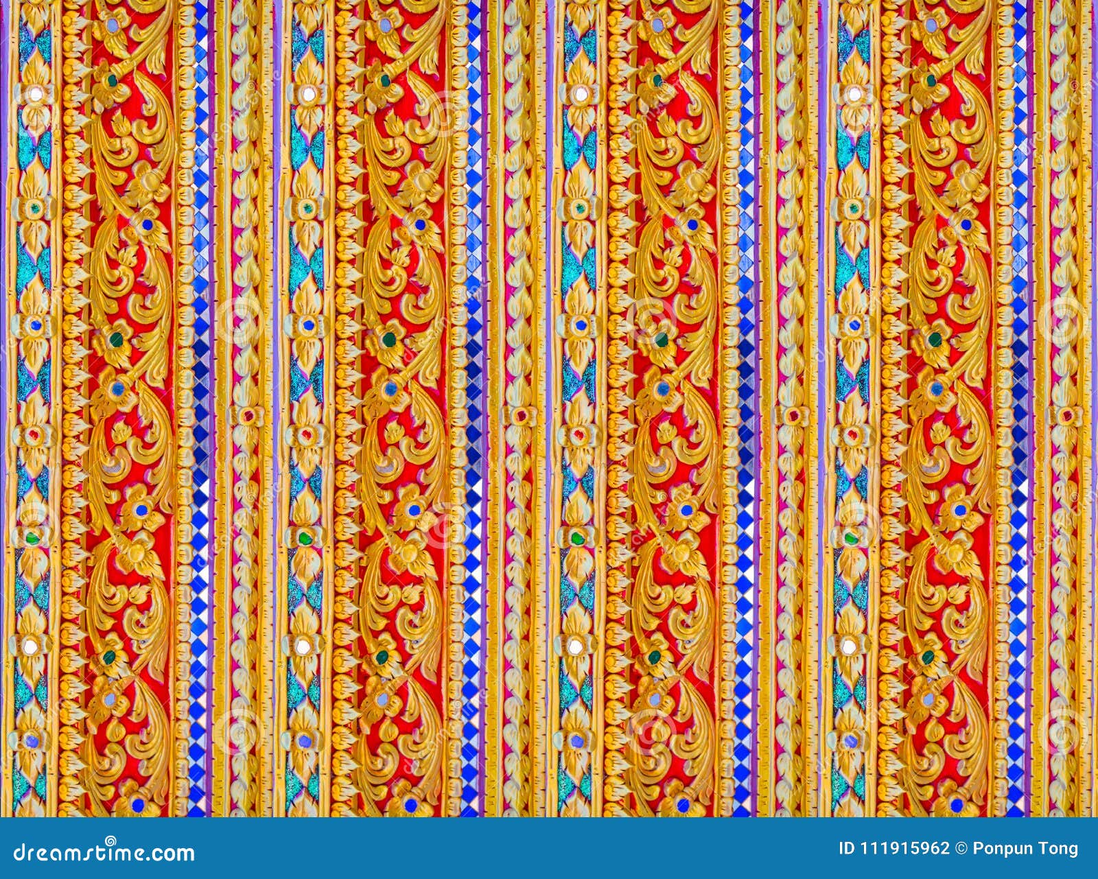 Asian Pattern, Building and Architecture Interior Style Art Stock Photo ...