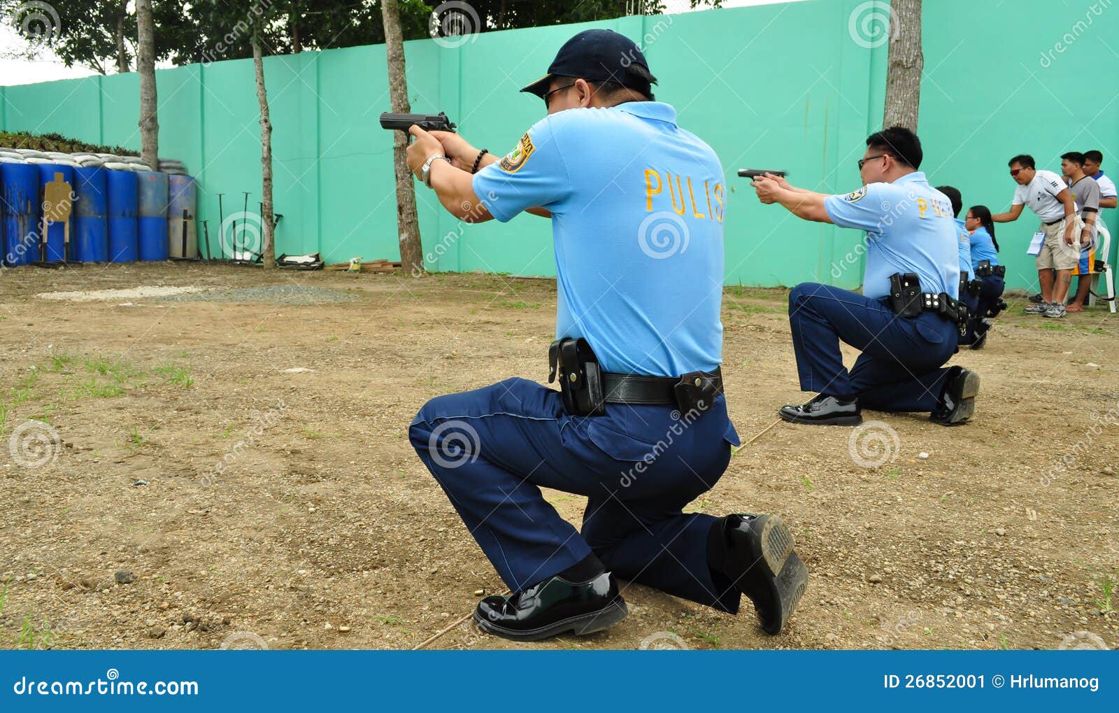 Asian Police Shooting Practice Editorial Photo - Image of ammo ...