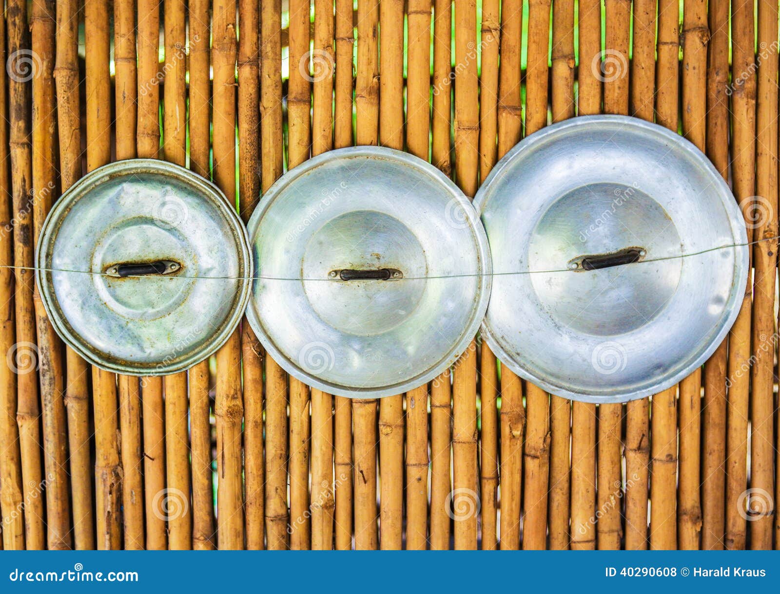 Asian Pot s lids stock photo. Image of lids, bamboo, cooking - 40290608