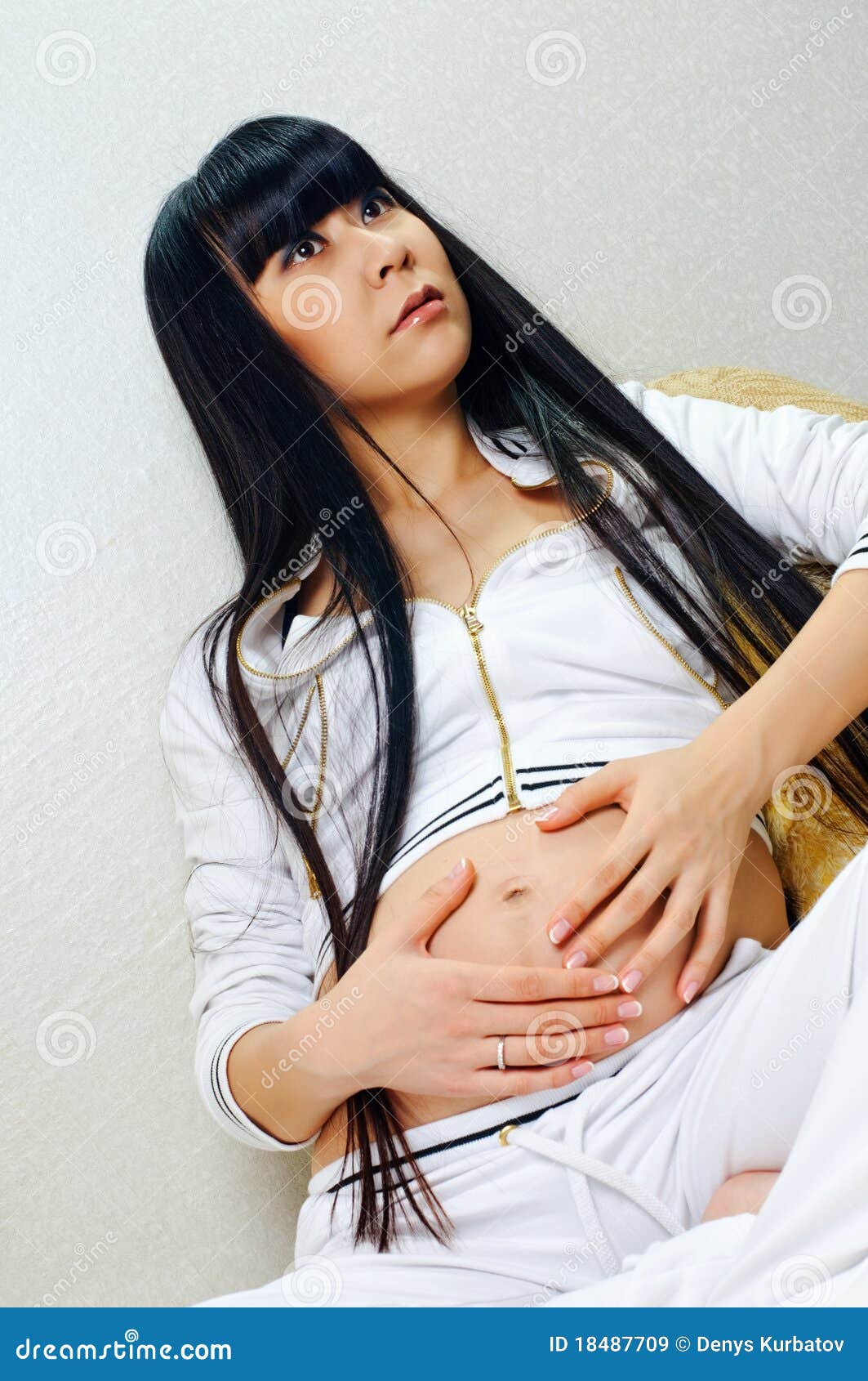 Asian pregnancy stock image. Image of korean, gladness - 18487709