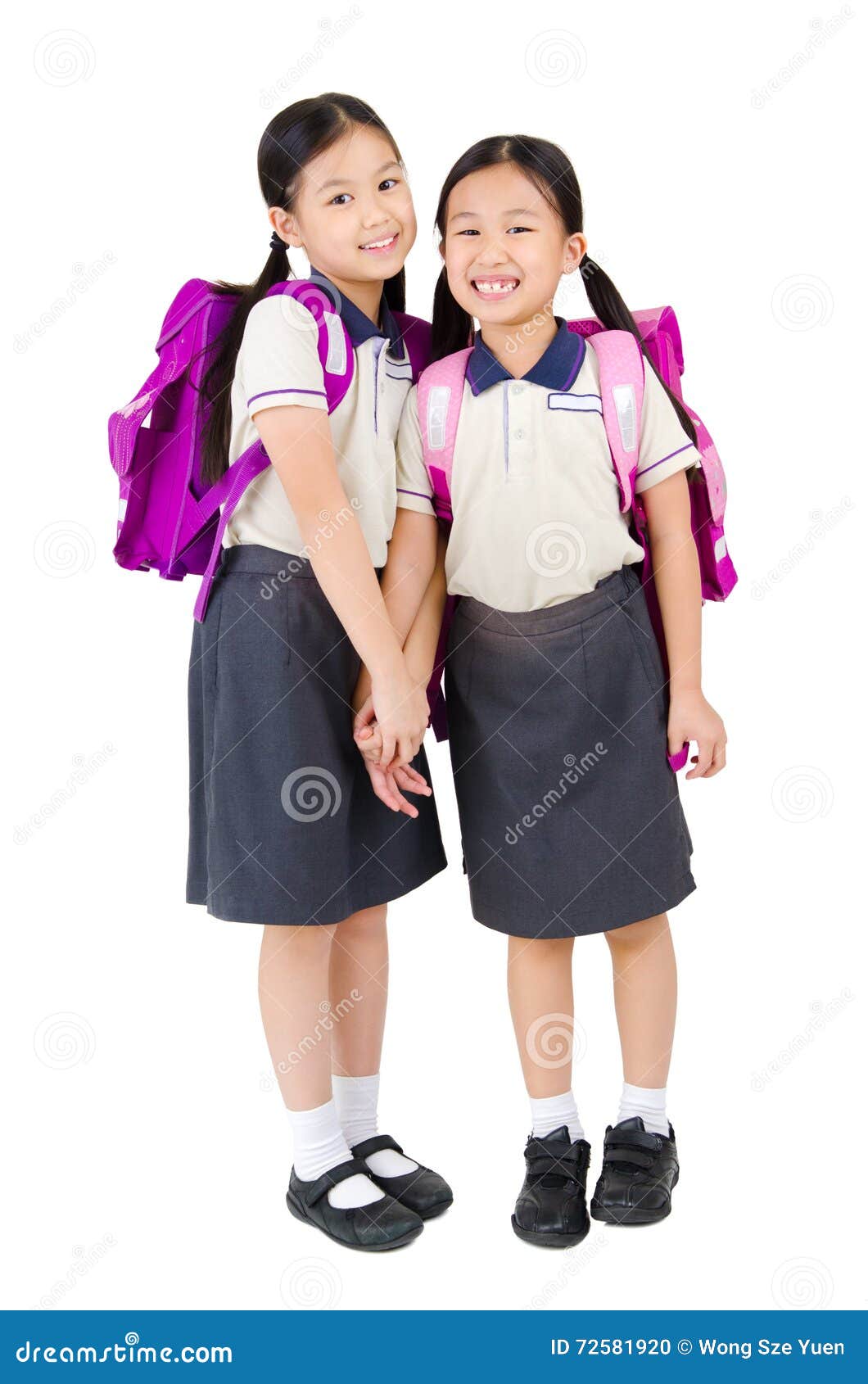 Asian primary students stock photo. Image of girl, school - 72581920