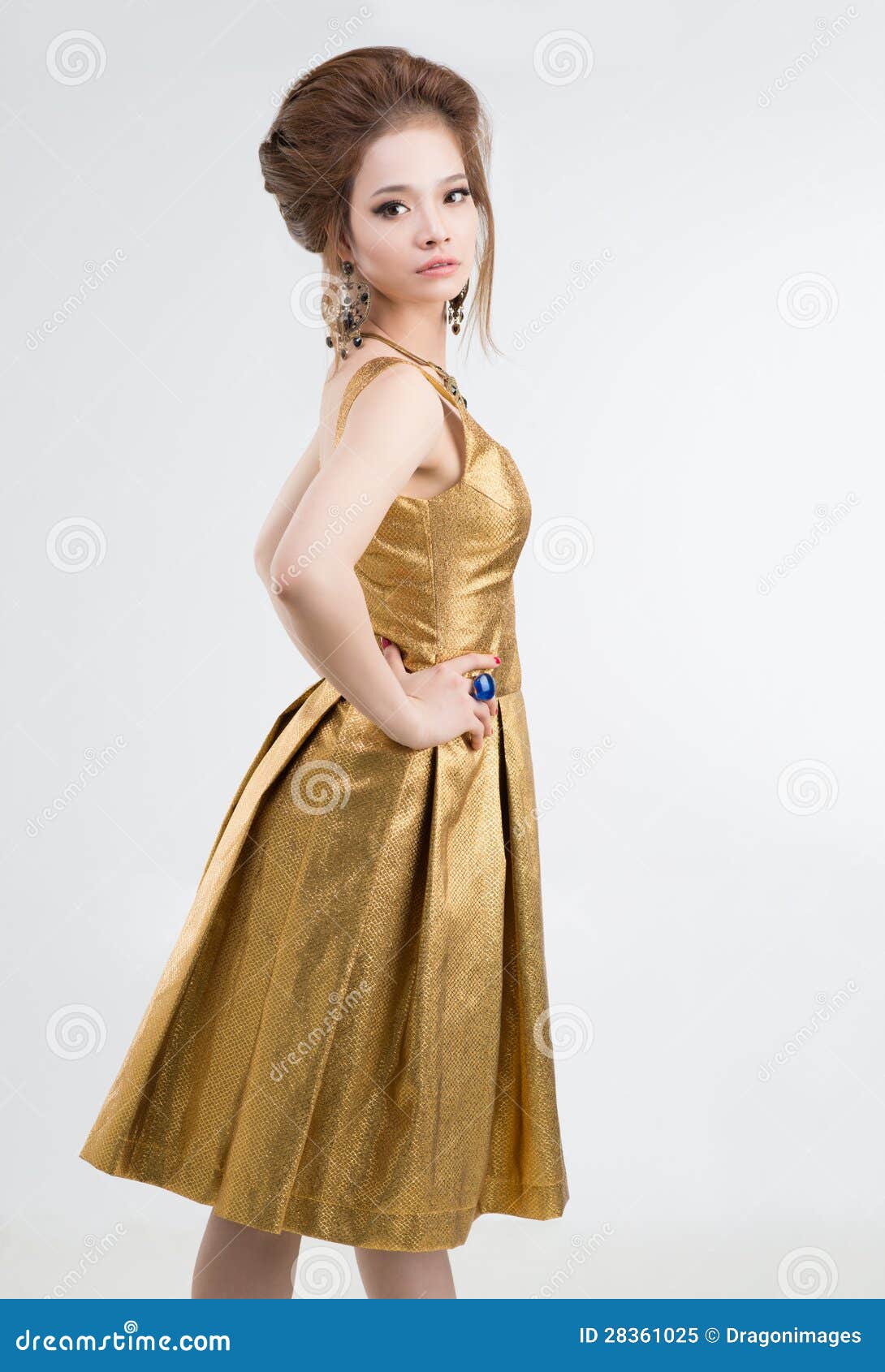 Asian princess stock image. Image of fashionable, confidence - 28361025