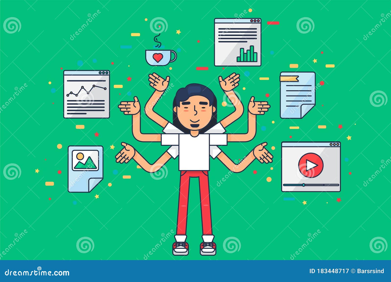 Asian UX Developer And UI Designer Presenting Mobile App Interface ...