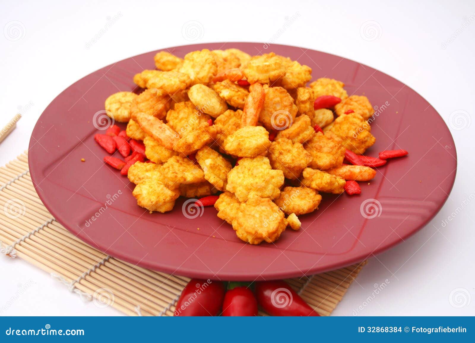 Asian rice crackers stock photo. Image of crackers, ricecookies - 32868384