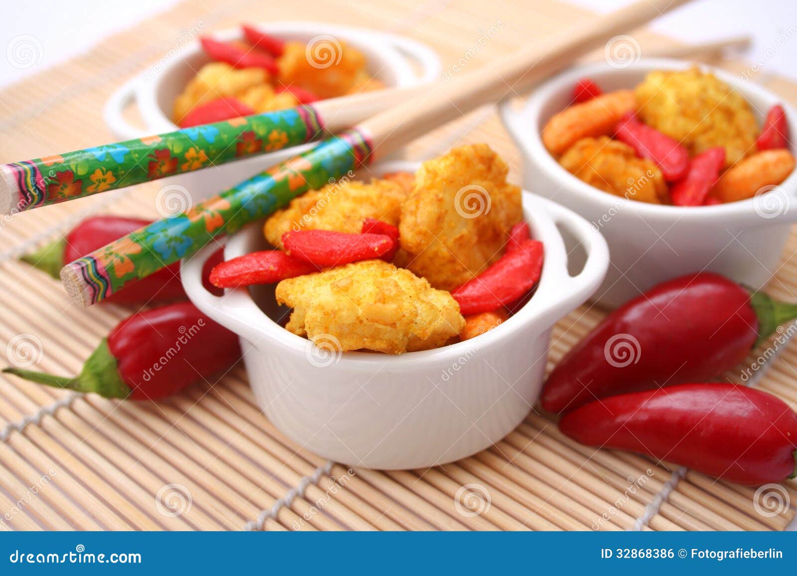 Asian rice crackers stock photo. Image of ricecrackers - 32868386