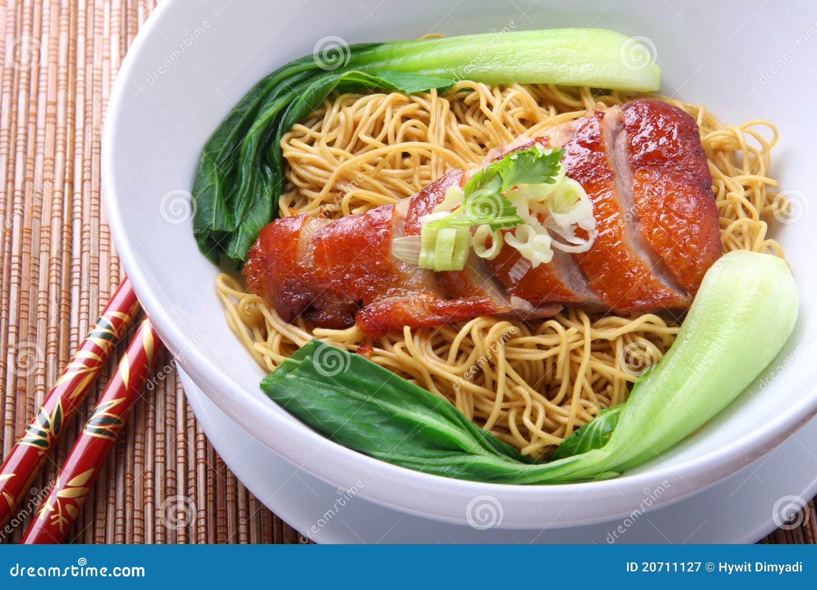 Asian Roast Duck Noodle stock image. Image of delicacies - 20711127
