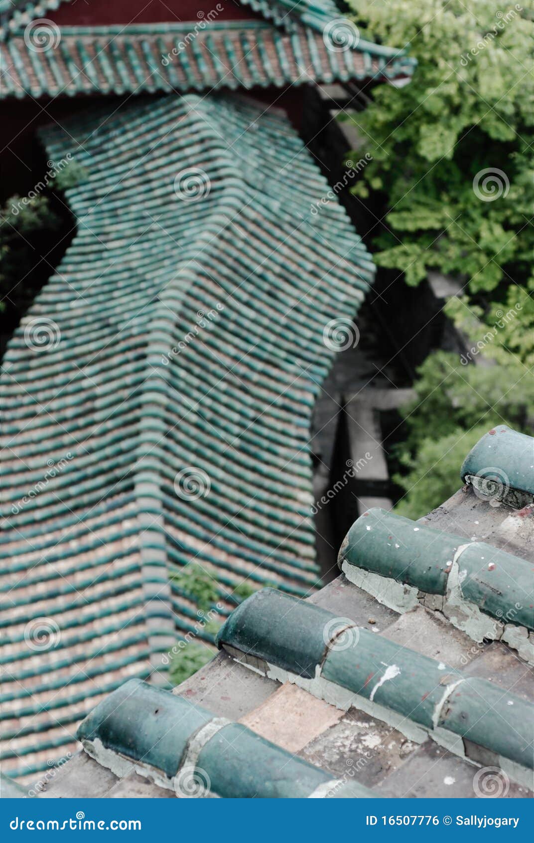 Asian Roof Line stock photo. Image of great, ancient - 16507776