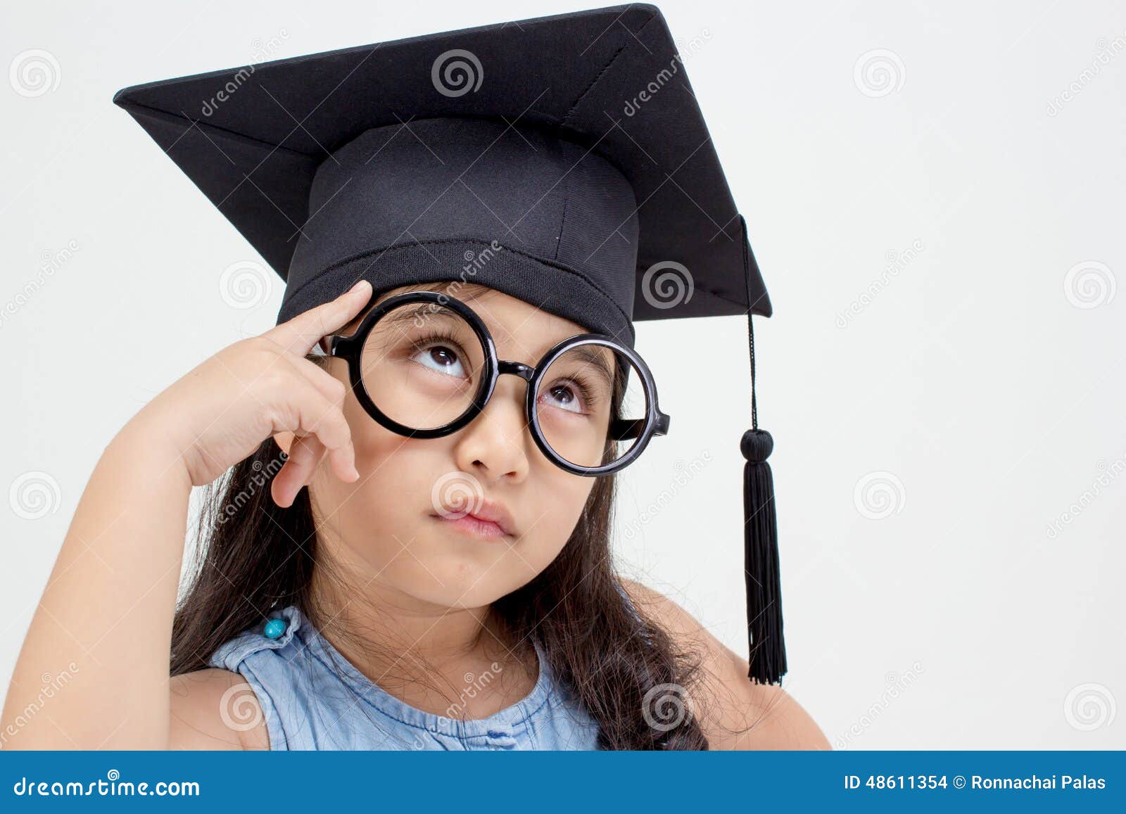 Asian School Kid Graduate Thinking Stock Photos - Free & Royalty-Free ...