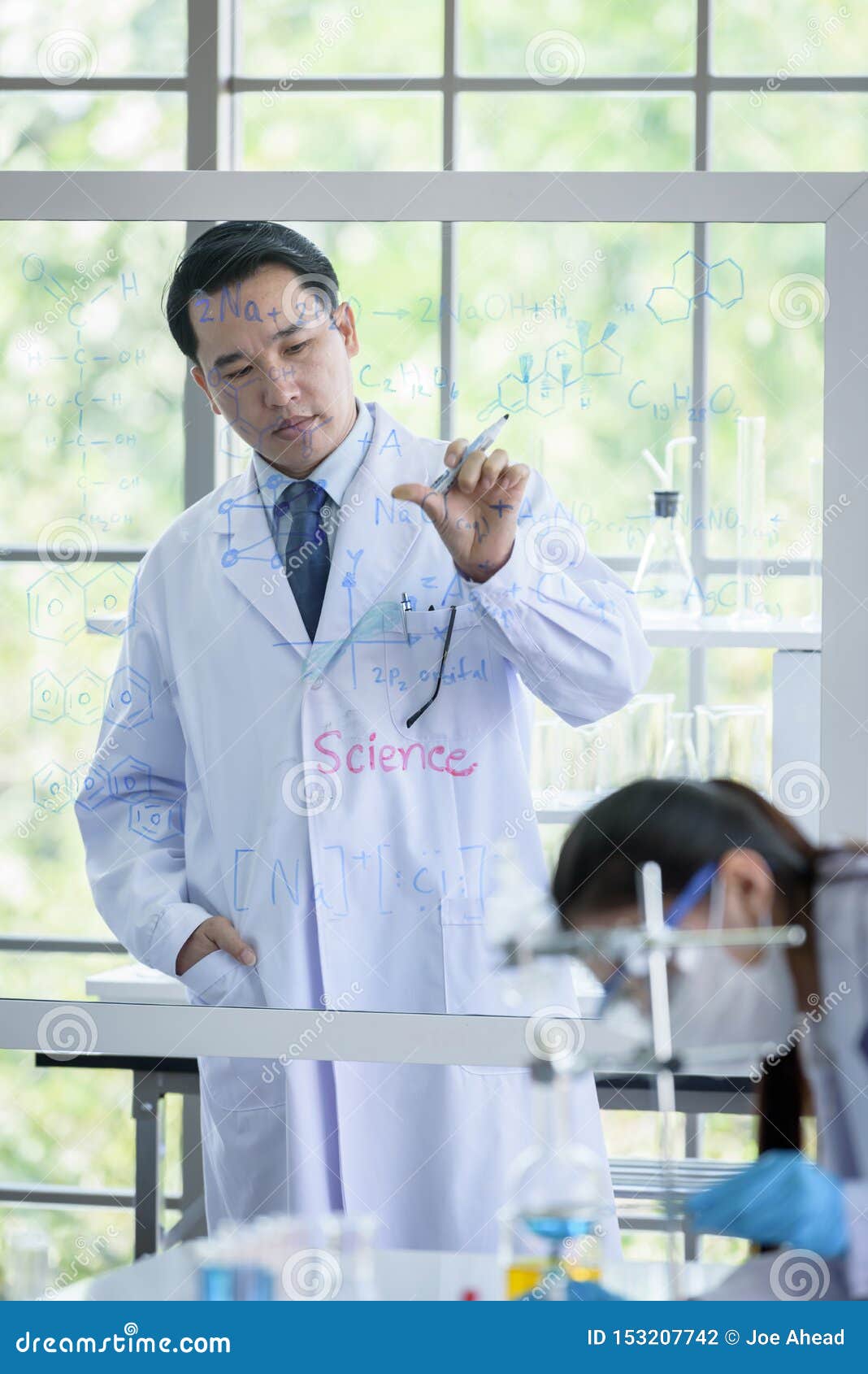 Asian Scientist Team Has Researching in Laboratory Stock Photo - Image ...
