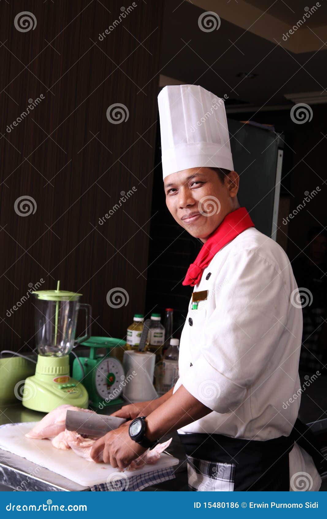 Asian senior chef stock photo. Image of glad, hotel, industry - 15480186