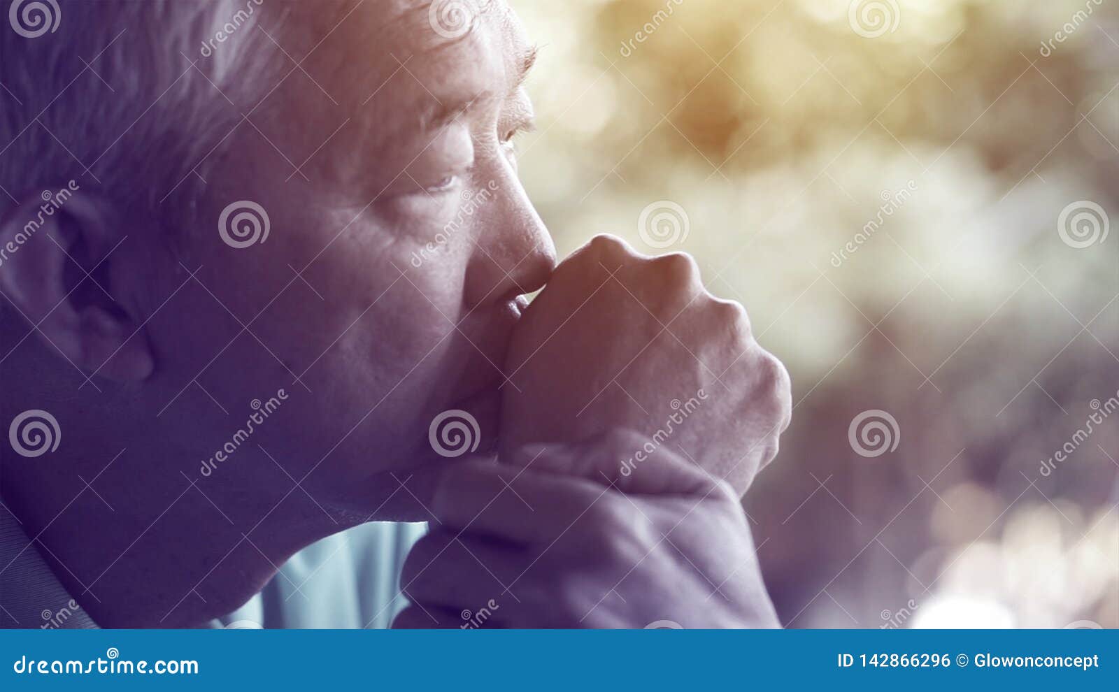 Asian Senior Man Worry Lost Expression Stock Photo - Image of ...