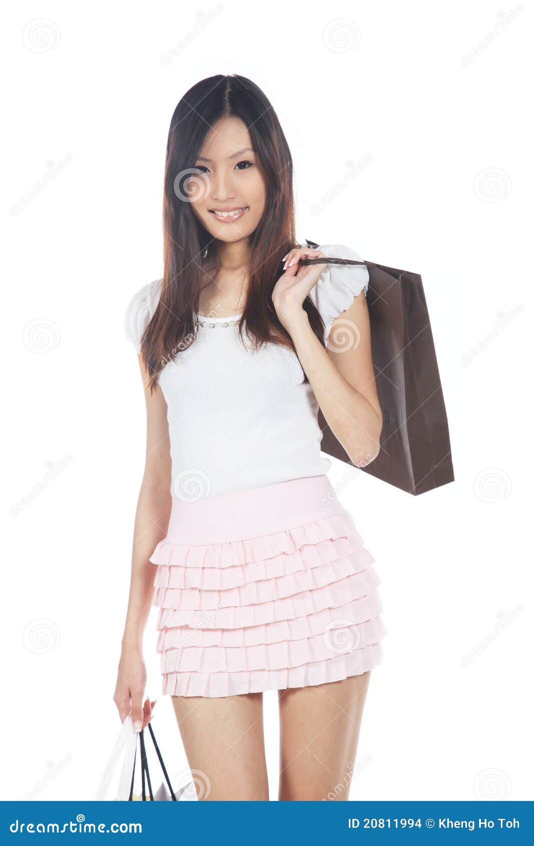 Asian Shopping stock photo. Image of isolated, retail - 20811994