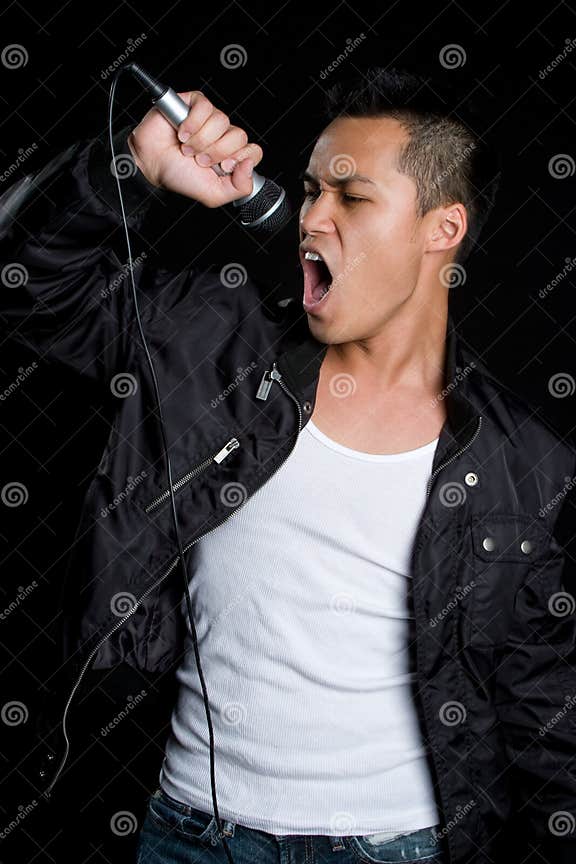Asian Singer stock image. Image of yelling, asian, teenager - 9646693